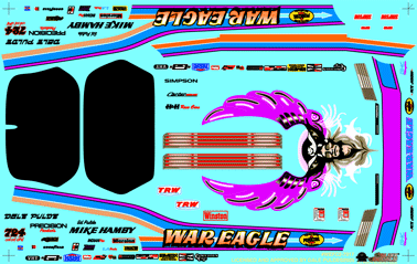 Slixx Decals Inc., Dale Pulde's War Eagle '82 Firebird FC